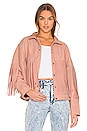 Understated Leather Howlin Moon Jacket in Rose | REVOLVE