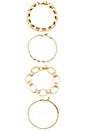 Vanessa Mooney Riley Bracelet Set in Gold | REVOLVE