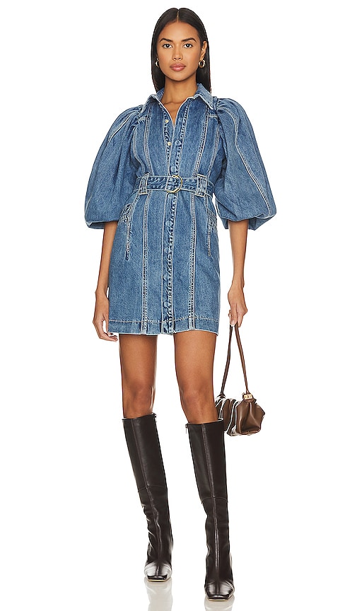 Aureta. Selina Dress in Borrowed Blue | REVOLVE