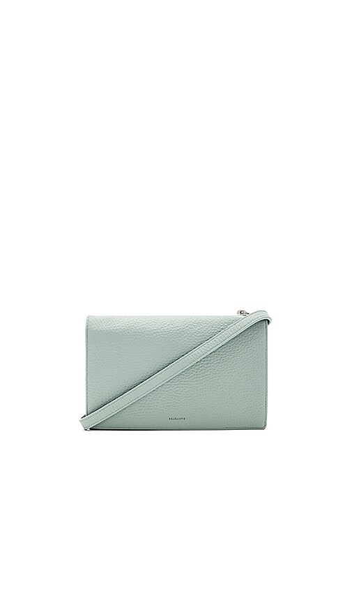 ALLSAINTS Fetch Wallet Crossbody in Mint Green | REVOLVE