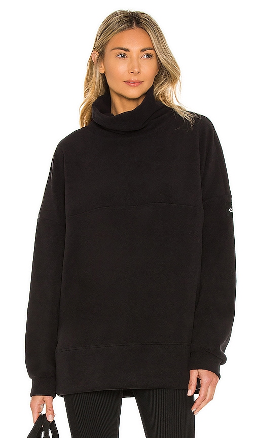 alo Coziness Pullover in Black | REVOLVE