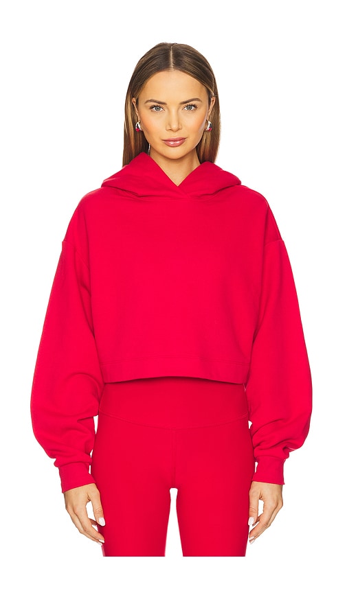 alo Bae Hoodie in Bold Red | REVOLVE
