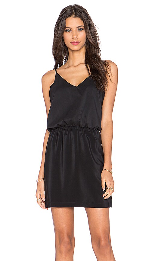 Amanda Uprichard Ashton Mini Dress in Black | REVOLVE