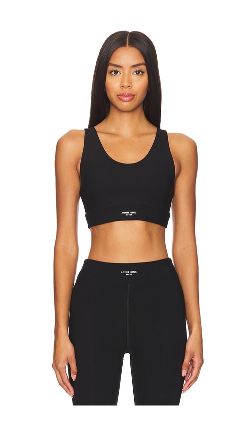 ANINE BING Yves Bra in Black | REVOLVE