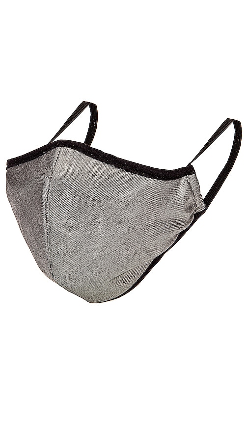 Steve Madden Protective Face Mask in Silver Lame | REVOLVE