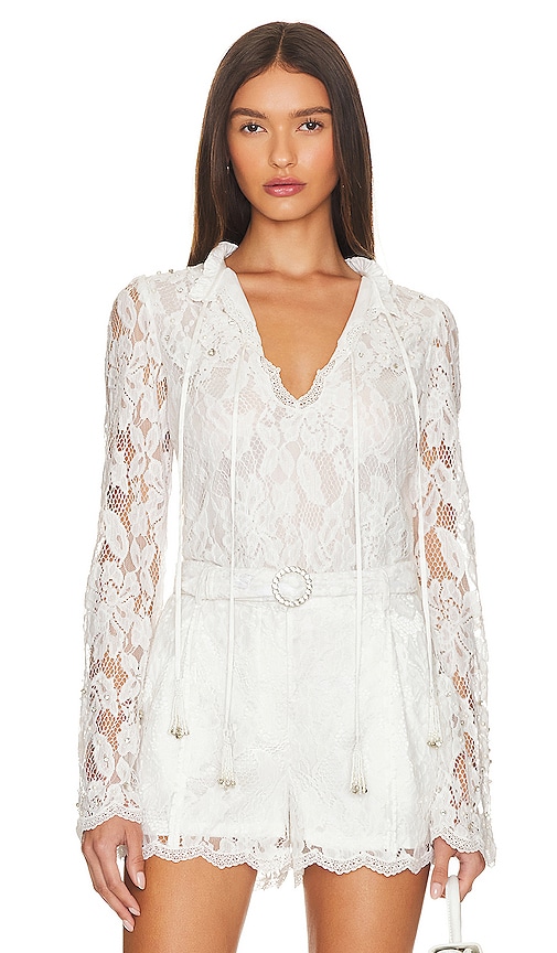 HEMANT AND NANDITA Top in Off White | REVOLVE
