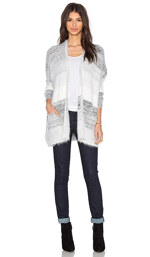 BCBGeneration Oversized Cardigan in Grey Combo | REVOLVE