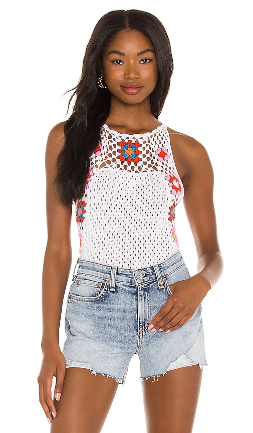 BCBGeneration Woven Tank in Optic White | REVOLVE