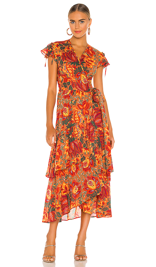 Banjanan Mercy Dress in Meadow Sweet Caramel | REVOLVE