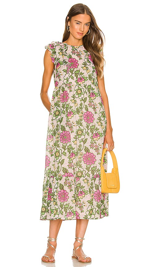 Banjanan Eliana Dress in Freyja Flower Lilac Sachet | REVOLVE