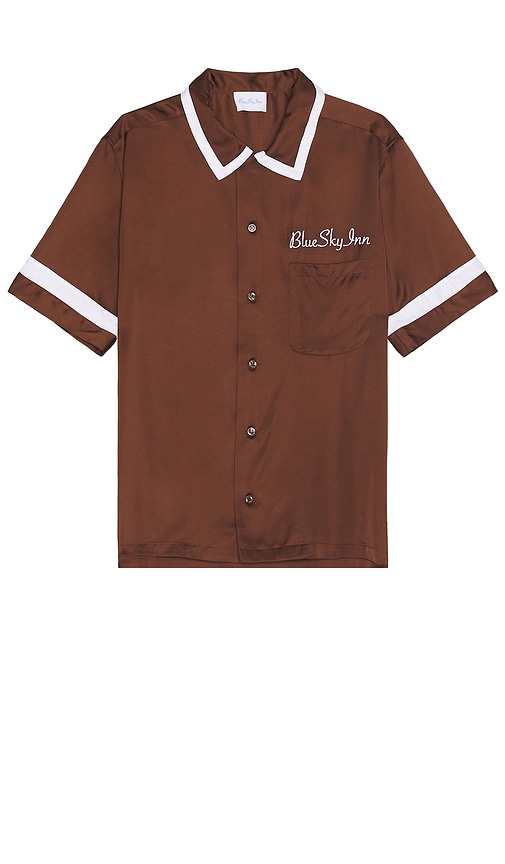 Blue Sky Inn Waiter Shirt in Brown | REVOLVE