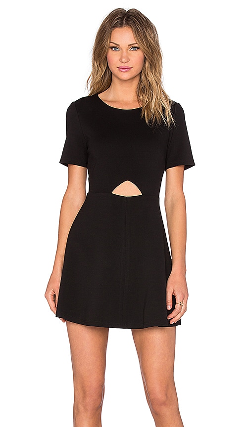 BLAQUE LABEL Cut Out Fit & Flare Dress in Black | REVOLVE
