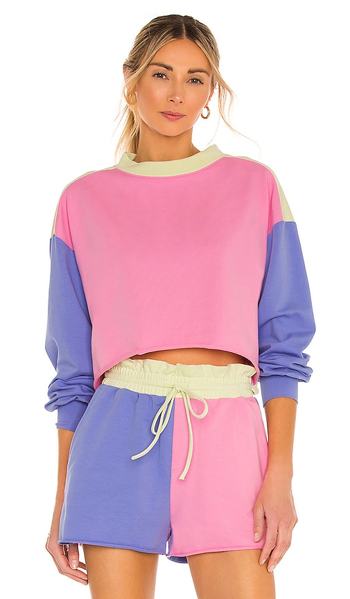 BEACH RIOT Ava Sweatshirt in Sherbert | REVOLVE