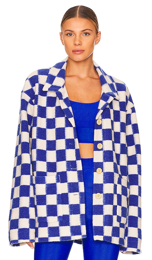 BEACH RIOT Skye Jacket in Dazzling Check | REVOLVE