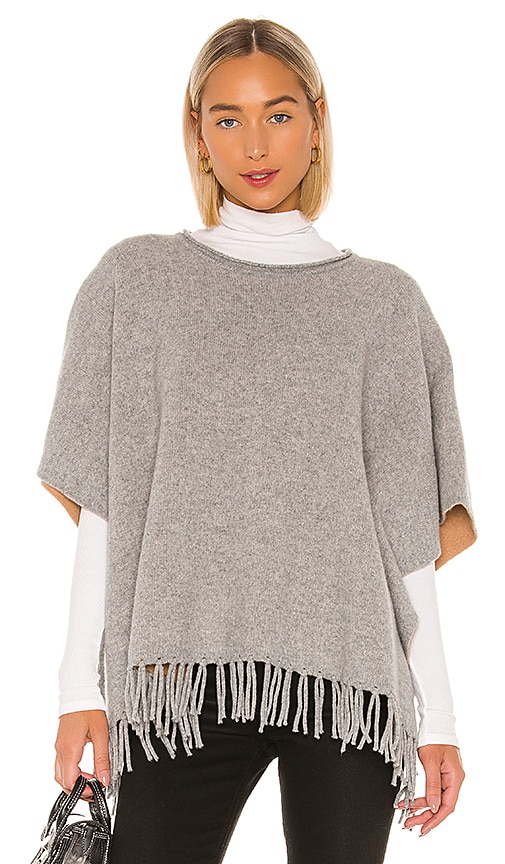 SWTR Double Sided Poncho in Elephant & Brown Sugar | REVOLVE