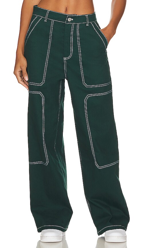 BY.DYLN Cooper Jeans in Green | REVOLVE