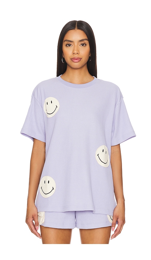 By Samii Ryan Smiley Oversized Tee in Blue | REVOLVE