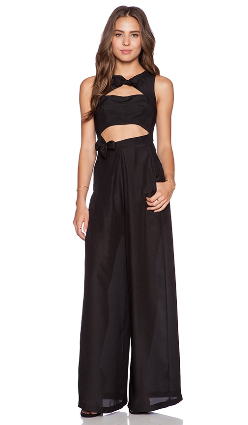 Casper & Pearl Camilla Jumpsuit in Black | REVOLVE