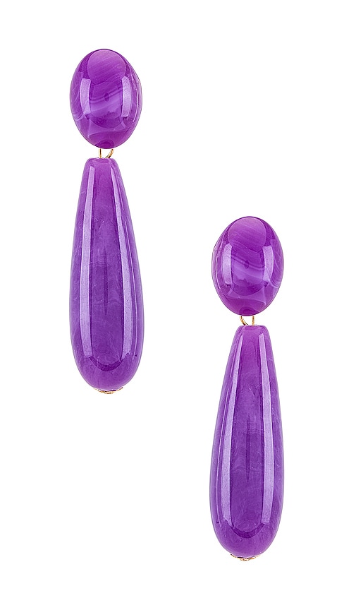 Casa Clara Zoe Drop Earring in Violeta | REVOLVE