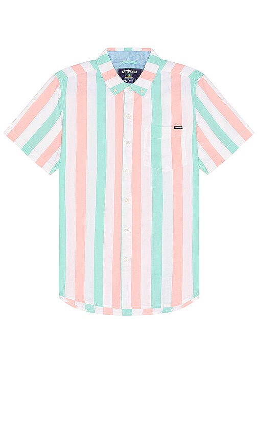 Chubbies The Sweet Stripes Friday Shirt in Optic White | REVOLVE
