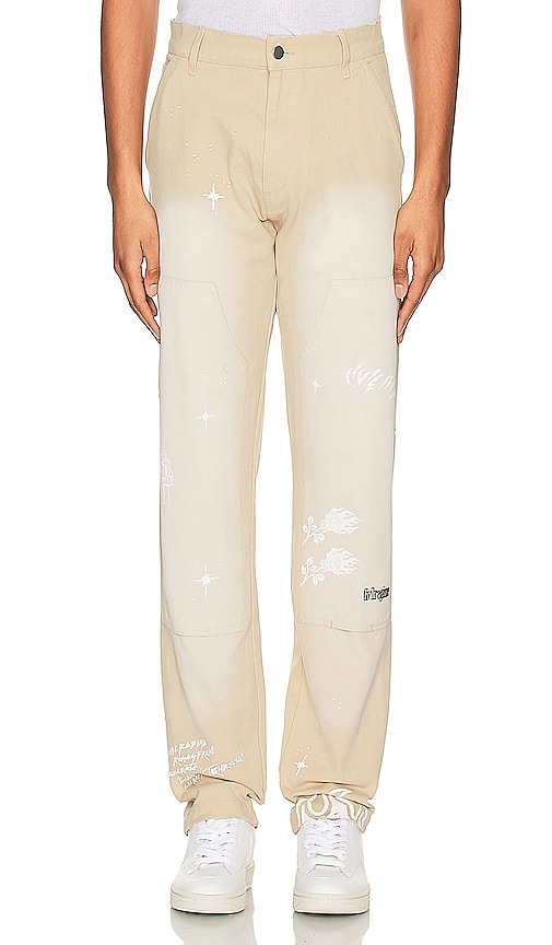 Civil Regime American Rose Work Pant in Vintage Sand | REVOLVE