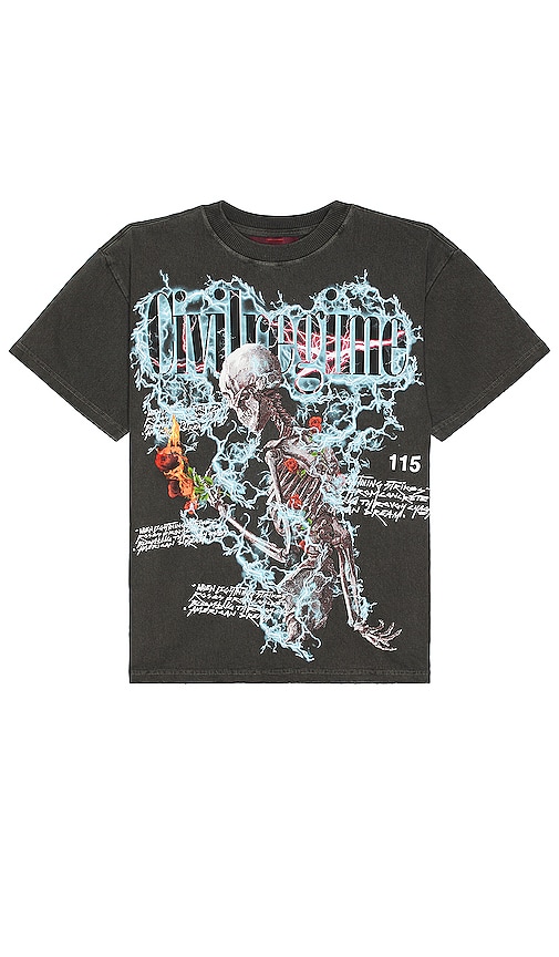 Civil Regime Reap What You Sow Tee in Vintage Ashes | REVOLVE