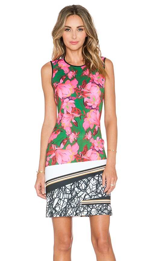 Clover Canyon Scribble Scarf Dress in Multi | REVOLVE