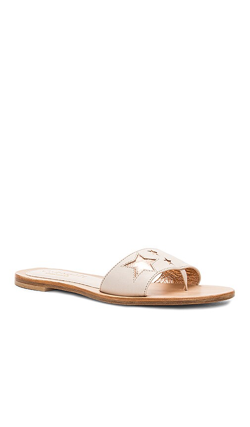 CoRNETTI Cannucce Sandal in Rose Quartz & Rose Gold | REVOLVE