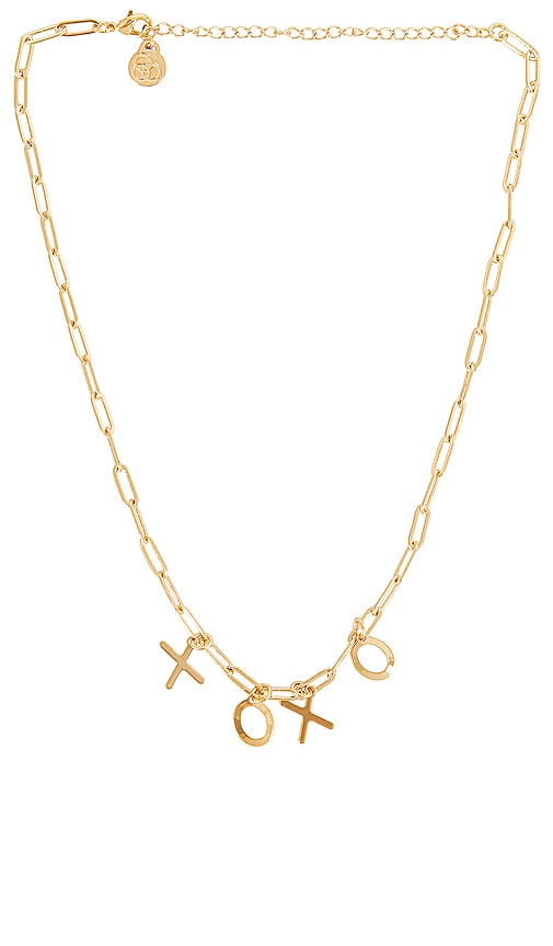 Cloverpost XOXO Chain Necklace in Yellow Gold | REVOLVE