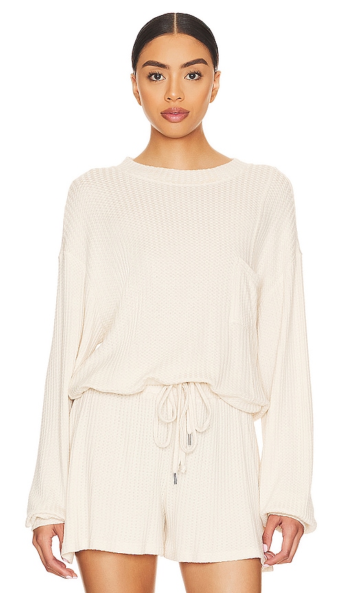 Chaser Pocket Pullover In Macaroon Revolve