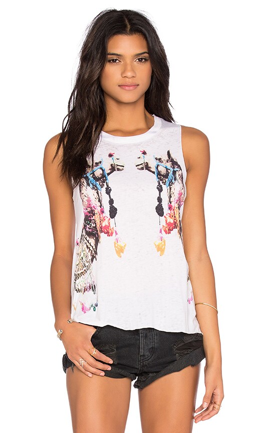 Chaser Camels Tank in White | REVOLVE