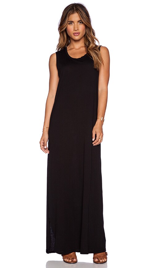Daftbird Sleeveless Tee Dress in Black | REVOLVE