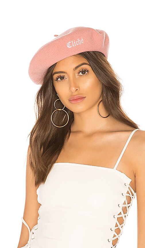 Don Paris Beret in Pink | REVOLVE