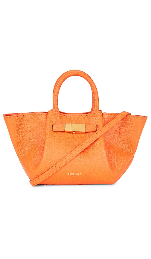 DeMellier London Mini New York Bag in Tangerine | REVOLVE