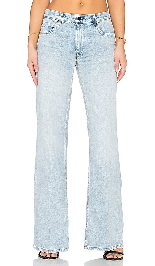 Alexander Wang Rave Wide Leg Jeans in Bleach | REVOLVE