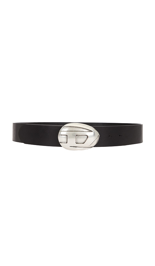 Diesel D Belt in Black & Silver | REVOLVE