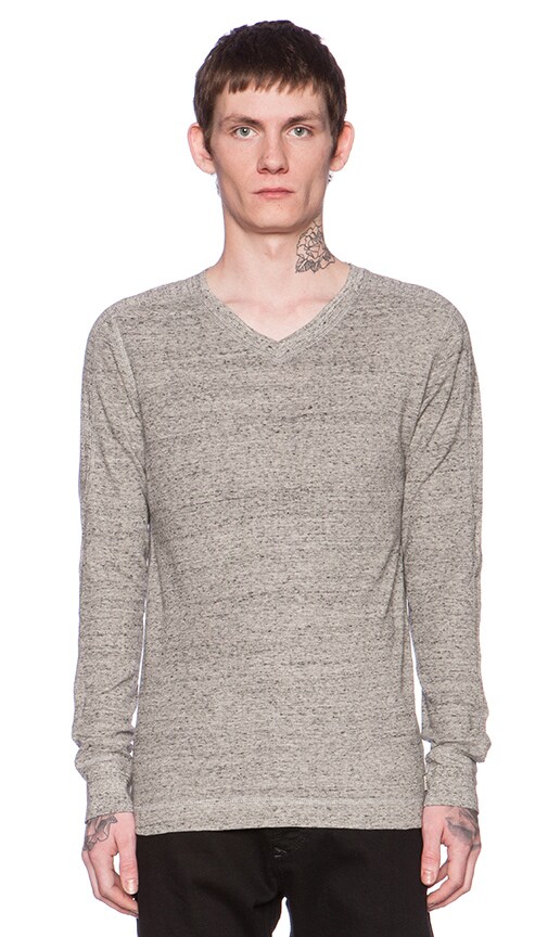 Diesel Alexir Sweatshirt Hood in Dark Heather Grey | REVOLVE