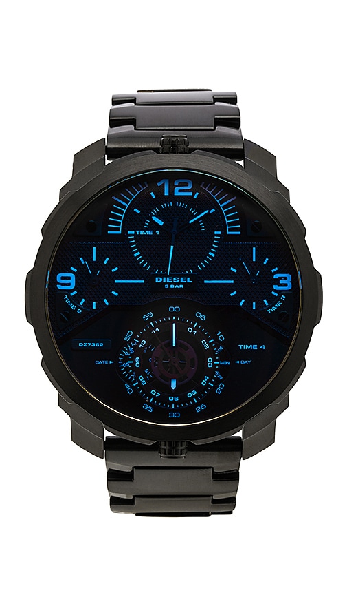 Diesel Machinus 55mm in IP Black | REVOLVE