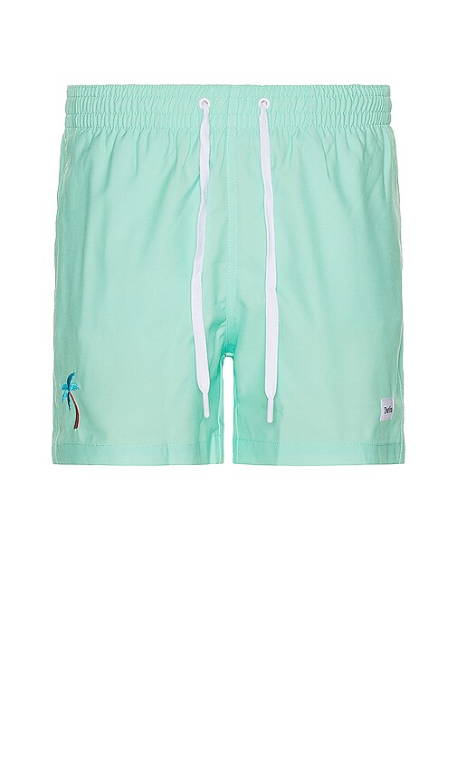 Duvin Design Palm Swim Short in Teal | REVOLVE