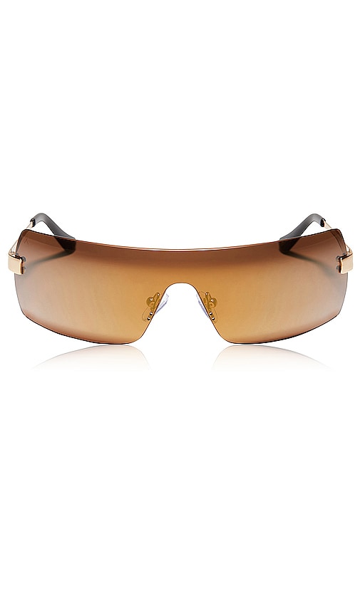 dime optics X Meredith Duxbury Meredith Sunglasses in Gold | REVOLVE
