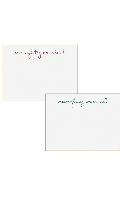 Dear Annabelle Santa's List Place Cards | REVOLVE