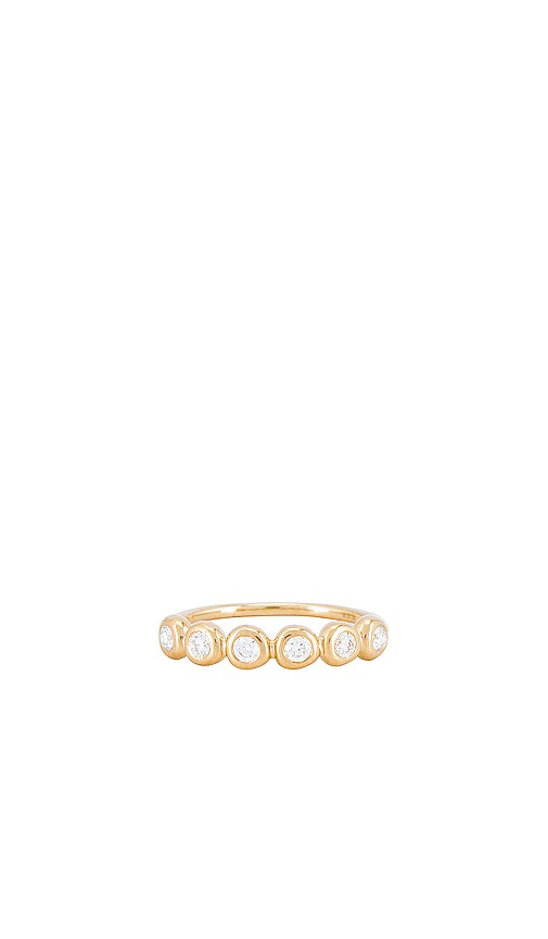 EF COLLECTION Diamond Pillow Stack Ring in Gold | REVOLVE