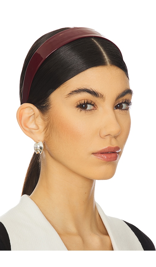 Emi Jay Wide Starlet Headband in Cherry Kiss | REVOLVE