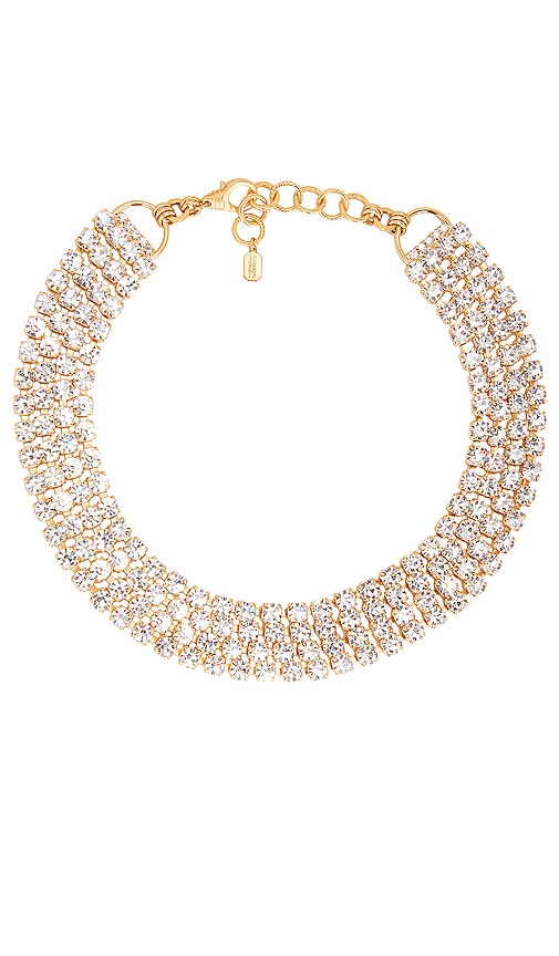 Elizabeth Cole Eula Necklace in Crystal | REVOLVE