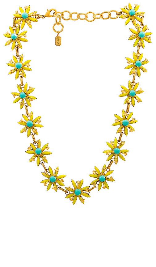 Elizabeth Cole Desy Necklace in Yellow | REVOLVE