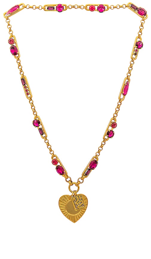 Elizabeth Cole Halsey Necklace in Pink | REVOLVE