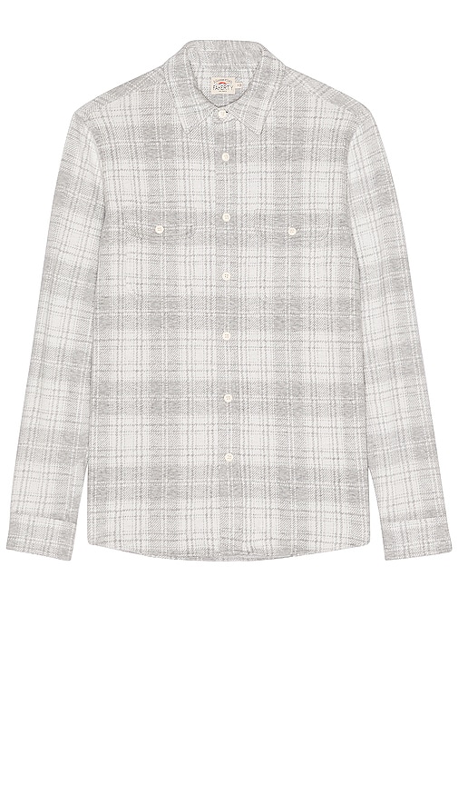 Faherty Legend Sweater Shirt in winter clouds plaid | REVOLVE