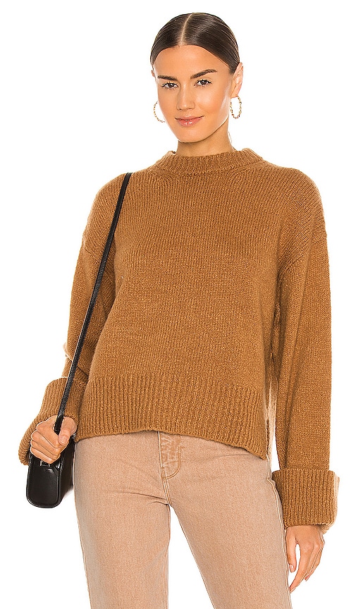 FRAME Leon Sweater in Camel | REVOLVE