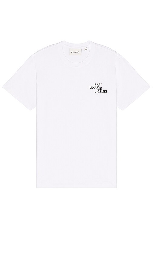FRAME Graphic T-Shirt in Blanc | REVOLVE