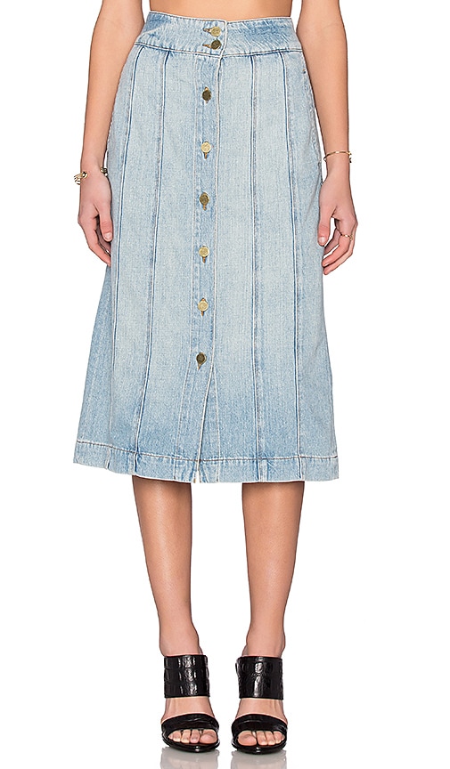 FRAME Denim Le Panel Skirt in Belfast | REVOLVE